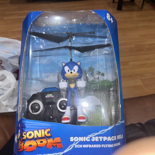 Sonic Boom Jetpack Heli Remote Control RC Drone Flying Figure World ...
