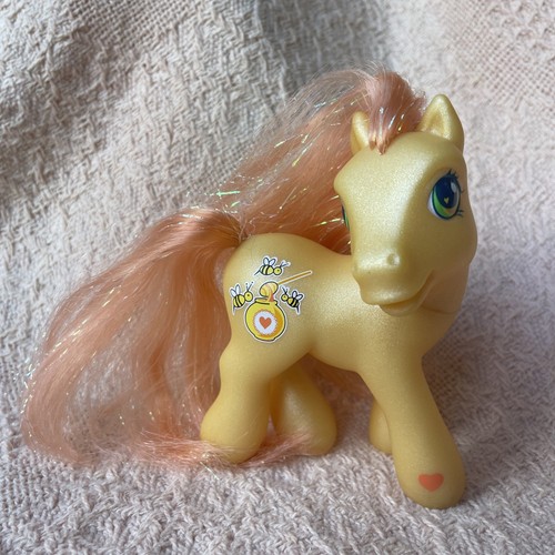 2002 My Little Pony G3 Bumblesweet Yellow w/Pink Tinsel Hair Bee MLP ...