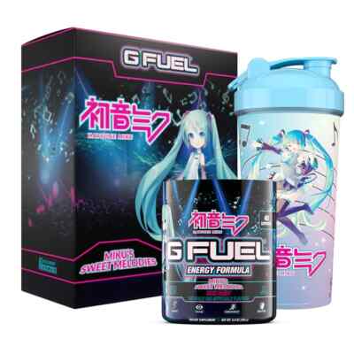 GFUEL Miku’s Sweet Melodies DIVA Collector's Box + Shaker Cup + Tub ...