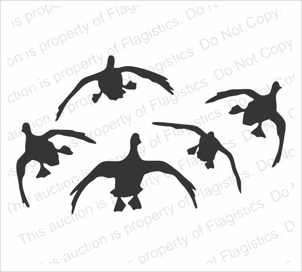 Duck Hunting Waterfowl Vinyl Decal for Window Car Truck Locked Up ...
