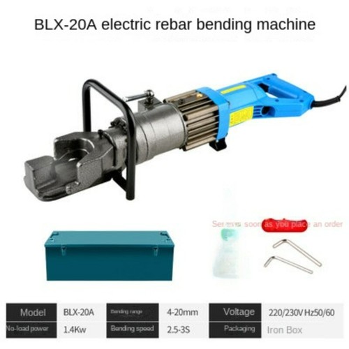 BLX-20 Portable Electric Hydraulic Steel Bar Bending Machine High Power ...
