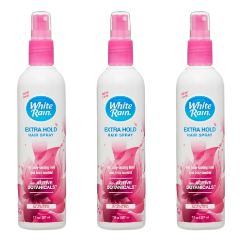 White Rain Hair Spray Extra Hold Scented 7oz. Pack of 3 | eBay