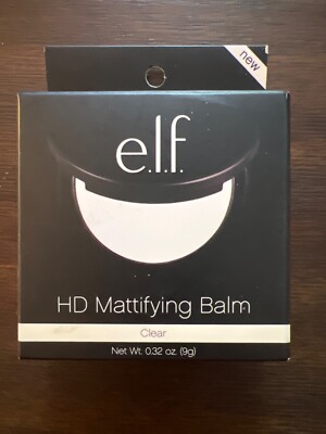 el.f. ELF HD Mattifying Balm in Clear Mirror Sponge In Box FREE ...