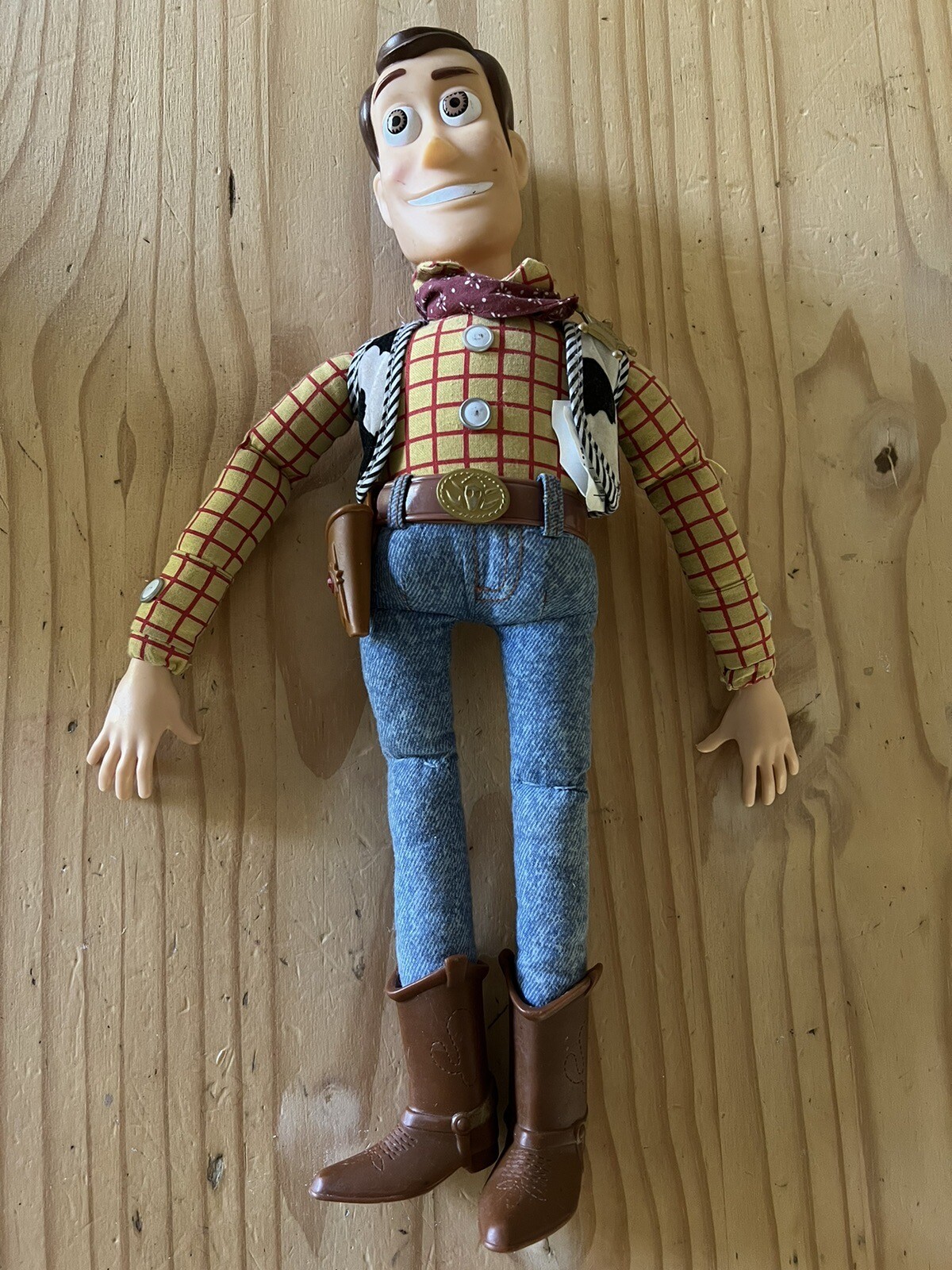 Vintage Disney Toy Story Pull String Talking Woody Doll By Thinkway No ...