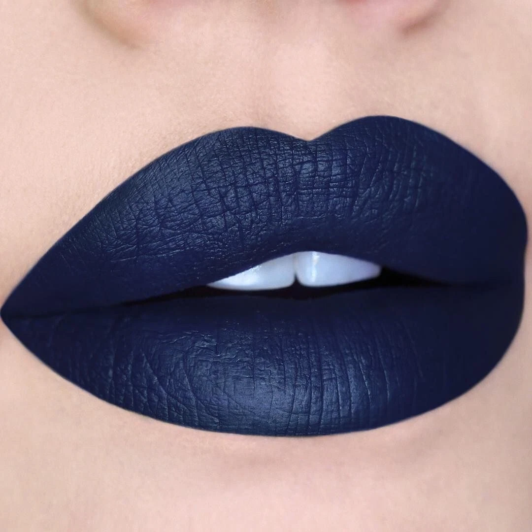Dark Blue Matte Lipstick