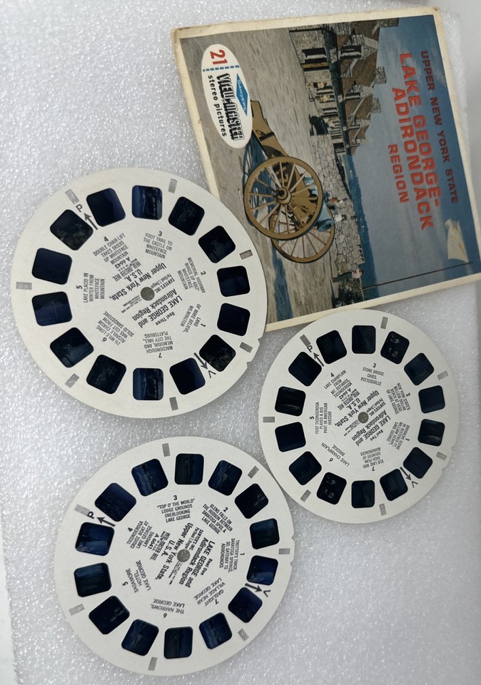 Vintage GAF Sawyers Viewmaster Slide Toy Lot Space Earth Vegas NY WDC ...