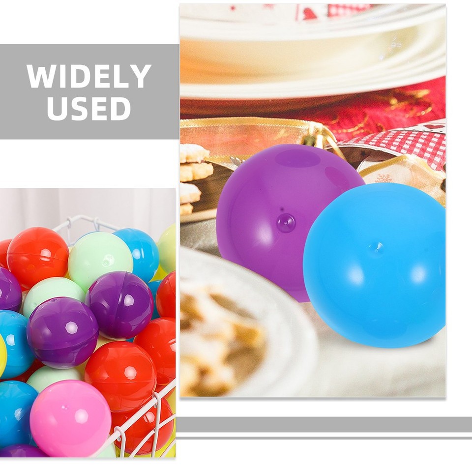 60 Pcs Capsules Candy Box Empty Vending Machine Container Gumball ...