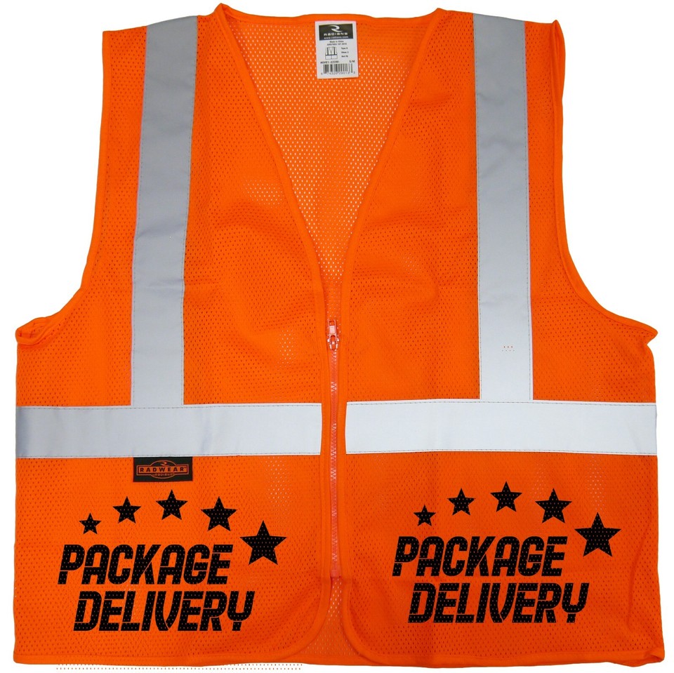 Package Delivery Safety Vest, Delivery Driver Vest, Courier Vest. | eBay