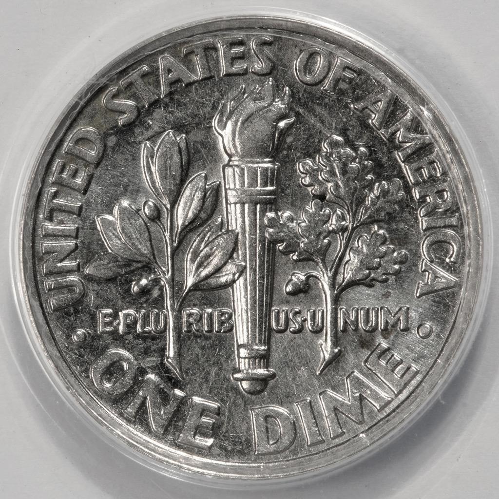 1997 ANACS MS60 Struck Thru Capped Die Dime Mint Error Amazing Eye ...