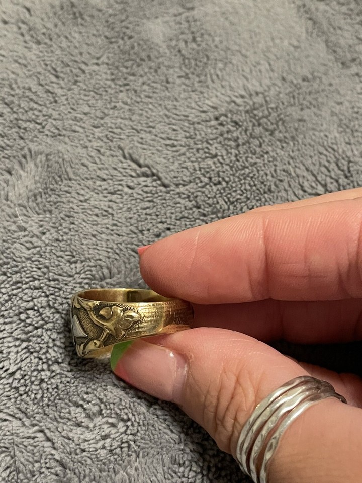 14k and 18k Gold Antique Master Mason ring | eBay