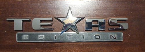 2014-18 GMC SIERRA Chevy SILVERADO TEXAS EDITION EMBLEM LOGO BADGE Used ...