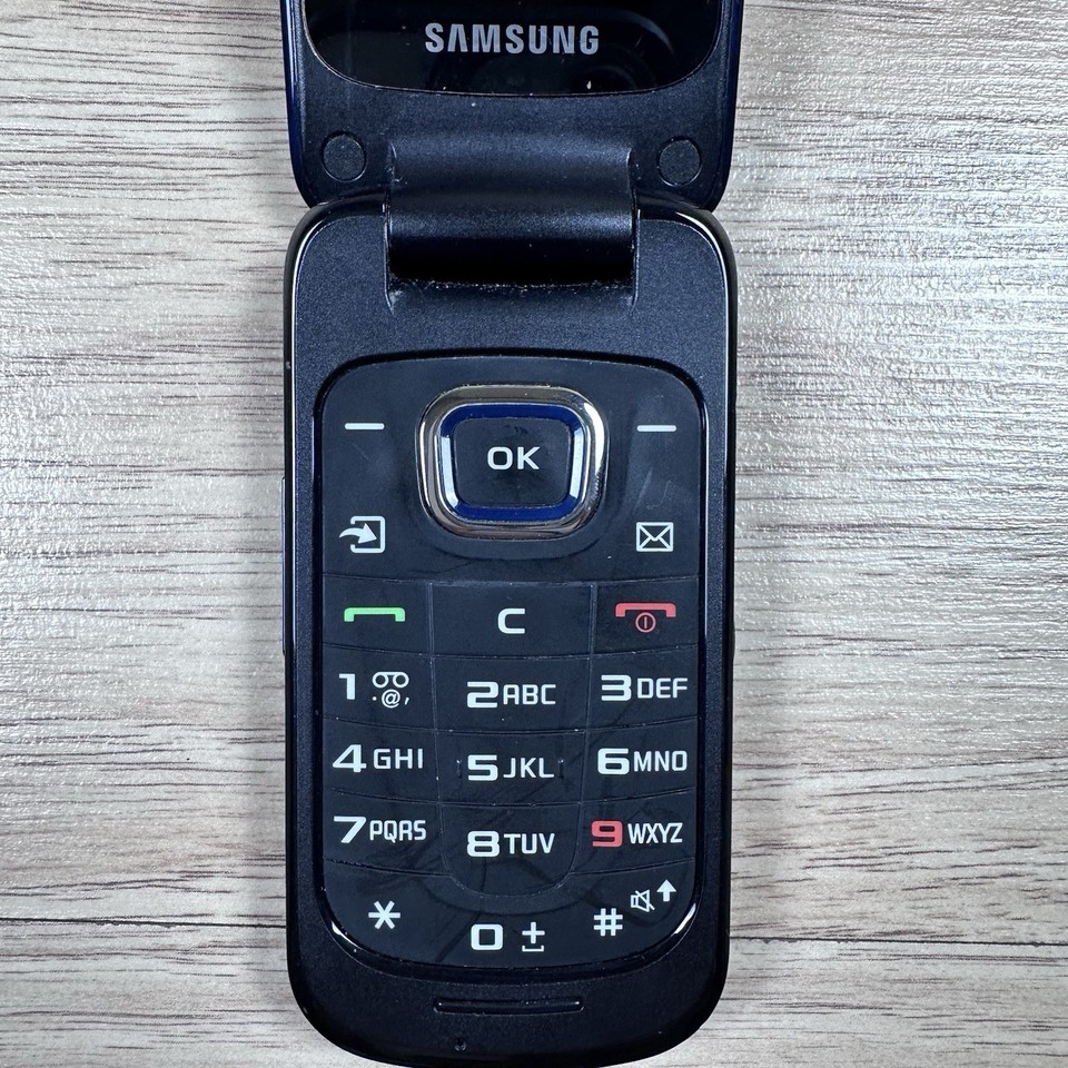 Samsung SGH-T259 Midnight Blue T-Mobile Rare Cellular Flip Phone Works ...