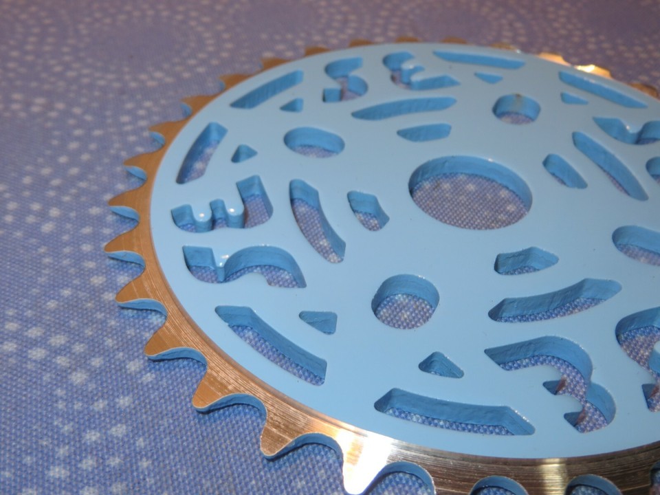 SE BMX Painted Blue 33T Chainring for 1/2" x 1/8" Chains - New | eBay