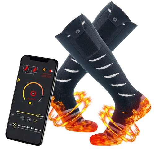 Electric Heated Socks for Men Women APP Control Rechargeable Heating Socks S2U5 | eBay Australia