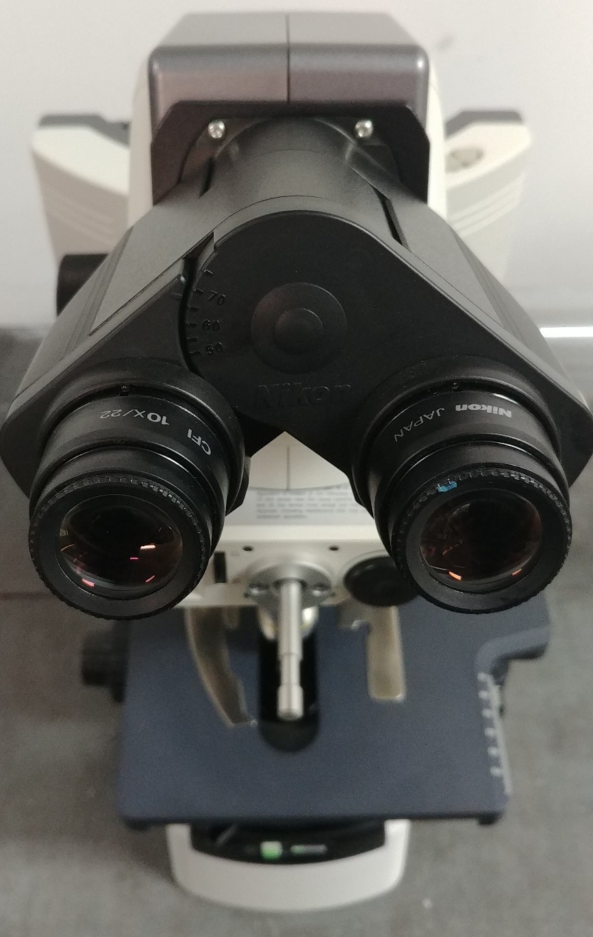 Nikon Microscope Eclipse 80i with Dual Head Bridge | eBay