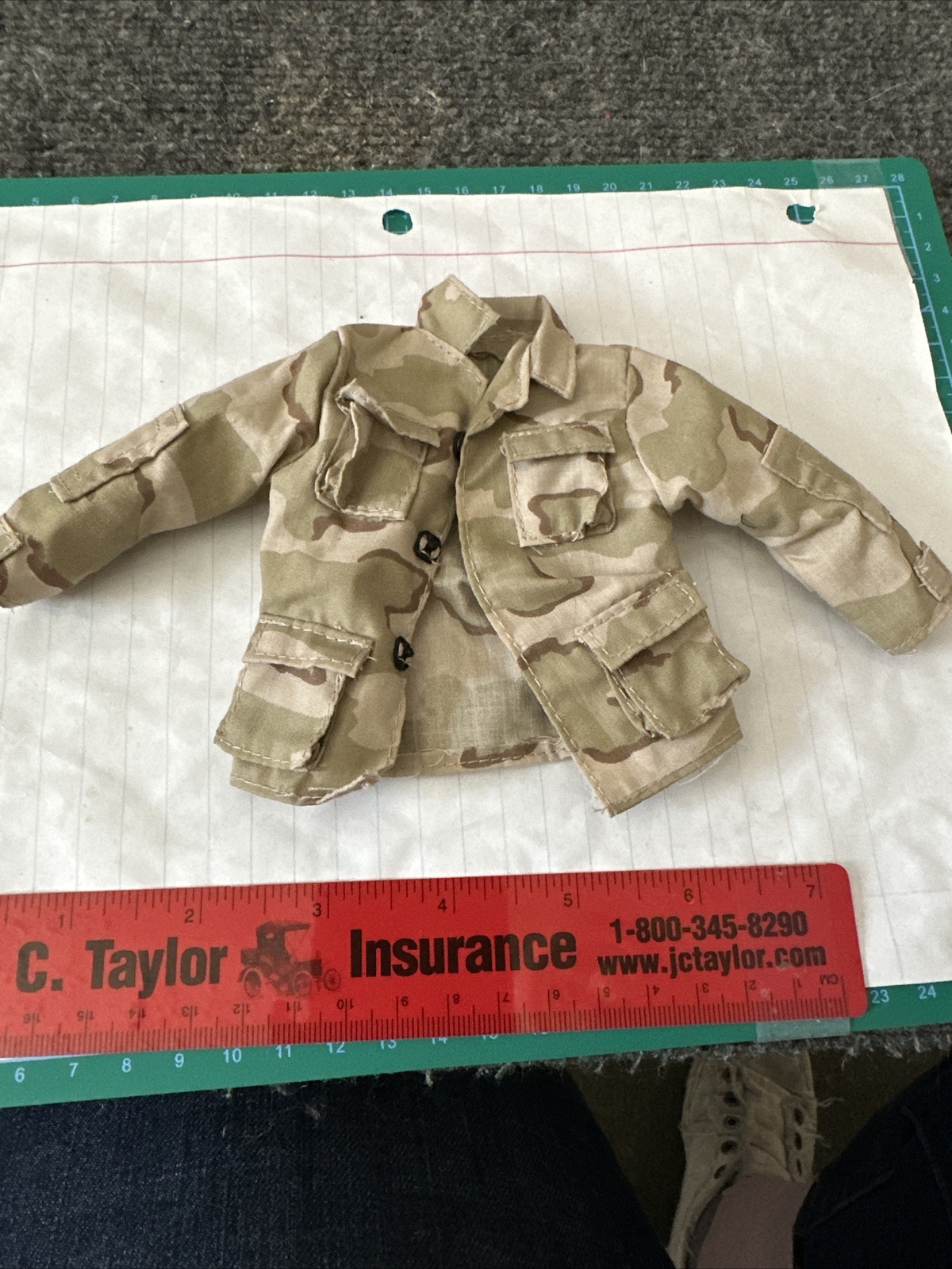 GI JOE JACKET FOR 12" ACTION FIGURE 1/6 SCALE 1:6 21st Century EP | eBay