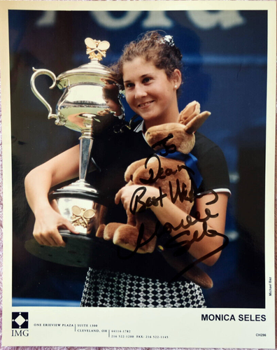 Monica Seles Tennis Player Hand Signed Photo 8"X10" | eBay