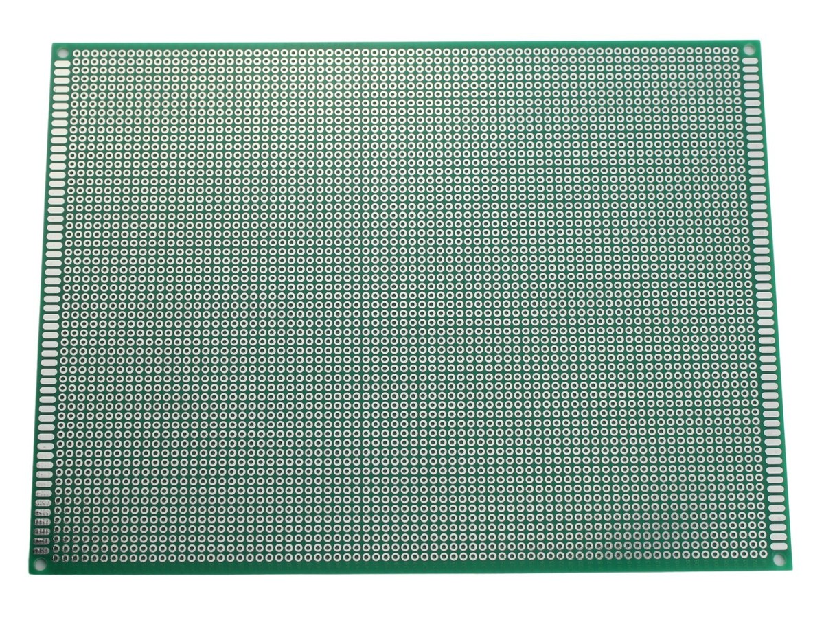 2x Stripboard 9x15cm Prototype Paper FR4 Hole Circuit Board