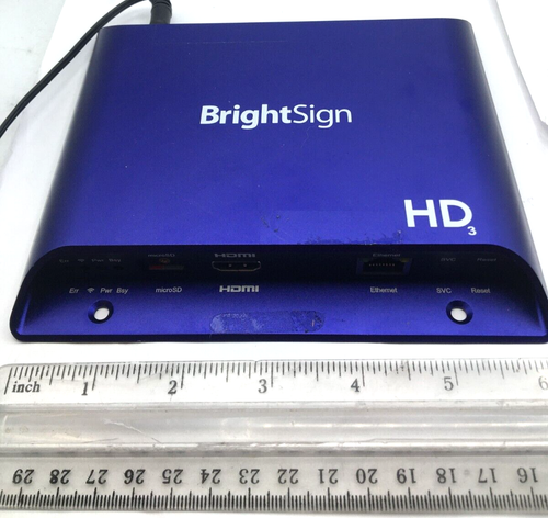 BrightSign Full HD Standard I/O Player With AC Adapter HD223 Working | eBay