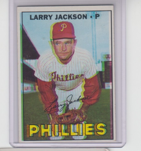 1967 Topps #229 LARRY JACKSON COLOR SHIFT / VARIATION / ERROR ~ NM/MT ...