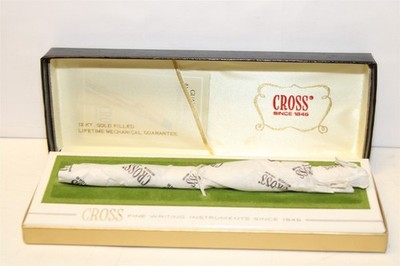 Cross Fine Writing Instrument 14kt Gold Fill Ball Pen 6602 Swepco Logo ...