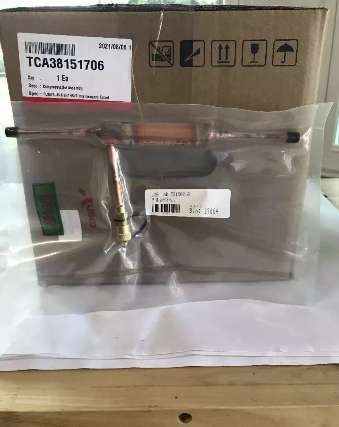 Brand New Genuine LG Compressor and Filter Dryer combo TCA38151706 ...