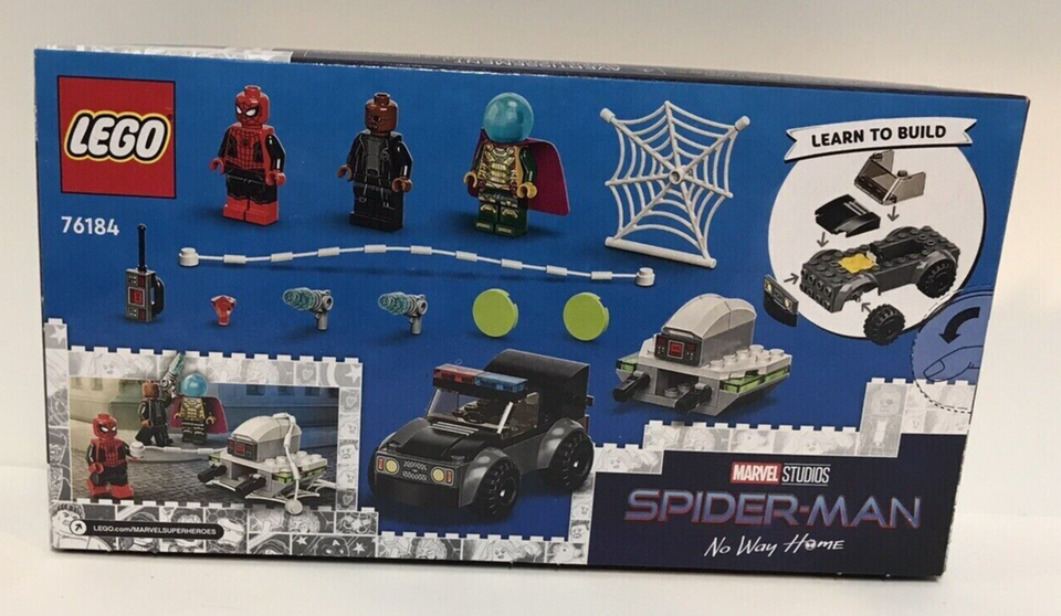 LEGO 76184 Marvel Spider-Man vs. Mysterio’s Drone Attack Building Kit ...