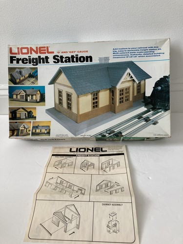Vintage 1983 LIONEL 6-2783 O & O27 Gauge Freight Station Building Kit ...