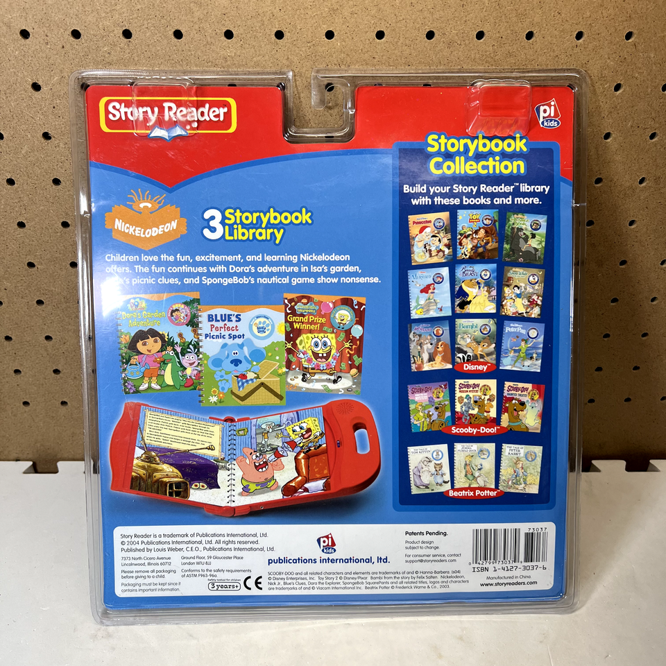 Story Reader Nick Jr Dora The Explorer 3 Storybook Library Cartridge ...