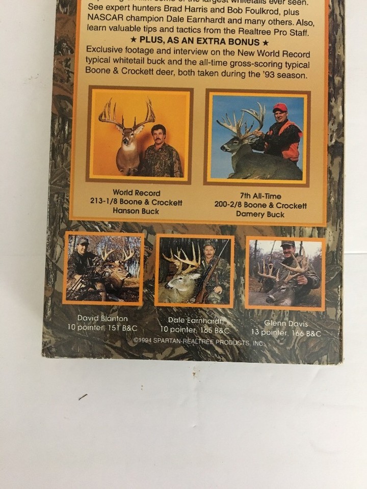RealTree presents Monster Bucks II (1994 VHS)TESTED-RARE VINTAGE-SHIPS ...