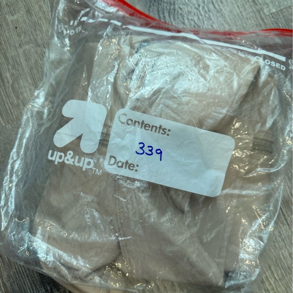 BuffBunny Open Back Zip Up Athletic Jacket Thumbholes Tan Slimming Gym ...