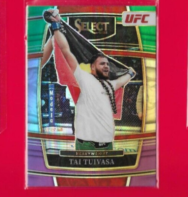 2022 Select UFC Prizms Green & Purple Tai Tuivasa Parallel, Heavyweight ...