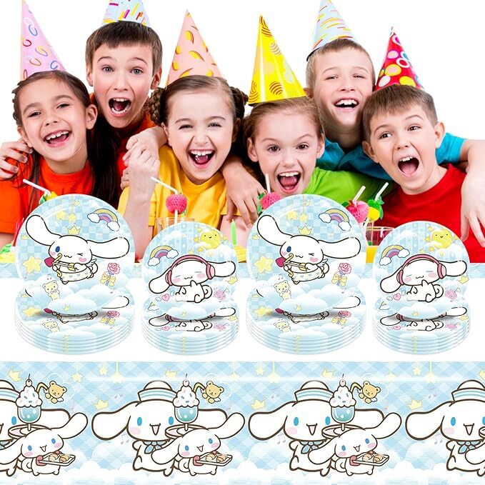 Cinnamoroll Sanrio Party Supplies Balloons Kids Birthday Tableware ...