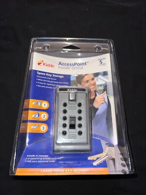 Kidde Spare 5 Key Storage Access Point Pushbutton Combination Lock ...
