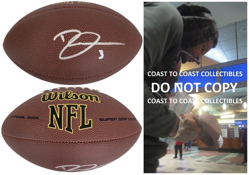 Derwin James Signed Football Proof COA Autographed Los Angeles Chargers ...