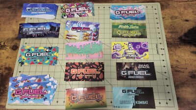 G FUEL Energy Sticker Bundle - Lot Of 60 New & Old Stickers | eBay