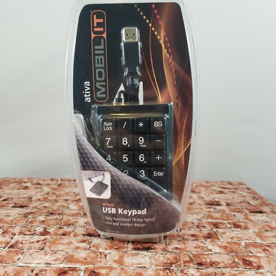 Ativa Mobil It Wired USB Keypad 19 Key Layout Slim & Modern Design | eBay