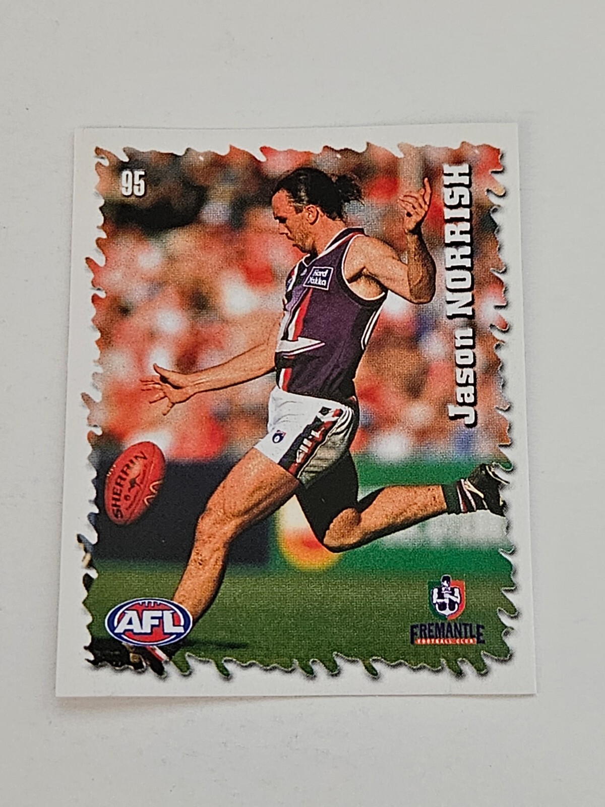 2000 AFL SELECT STICKER FREMANTLE DOCKERS JASON NORRISH #95 | eBay ...