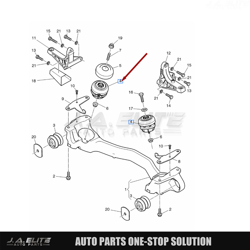 Genuine Engine Mount fits Bentley Mulsanne 2010+ 3Y0199384A | eBay