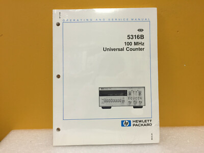 Counters & Timers - 5316B Universal Counter