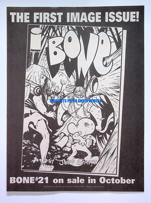 Bone Image Comics 1995 Jeff Smith Trade Print Magazine Ad Poster ADVERT ...