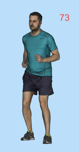 Diorama Props Resin 1/24 Running Man 73 Fitness Series Scene Figure ...