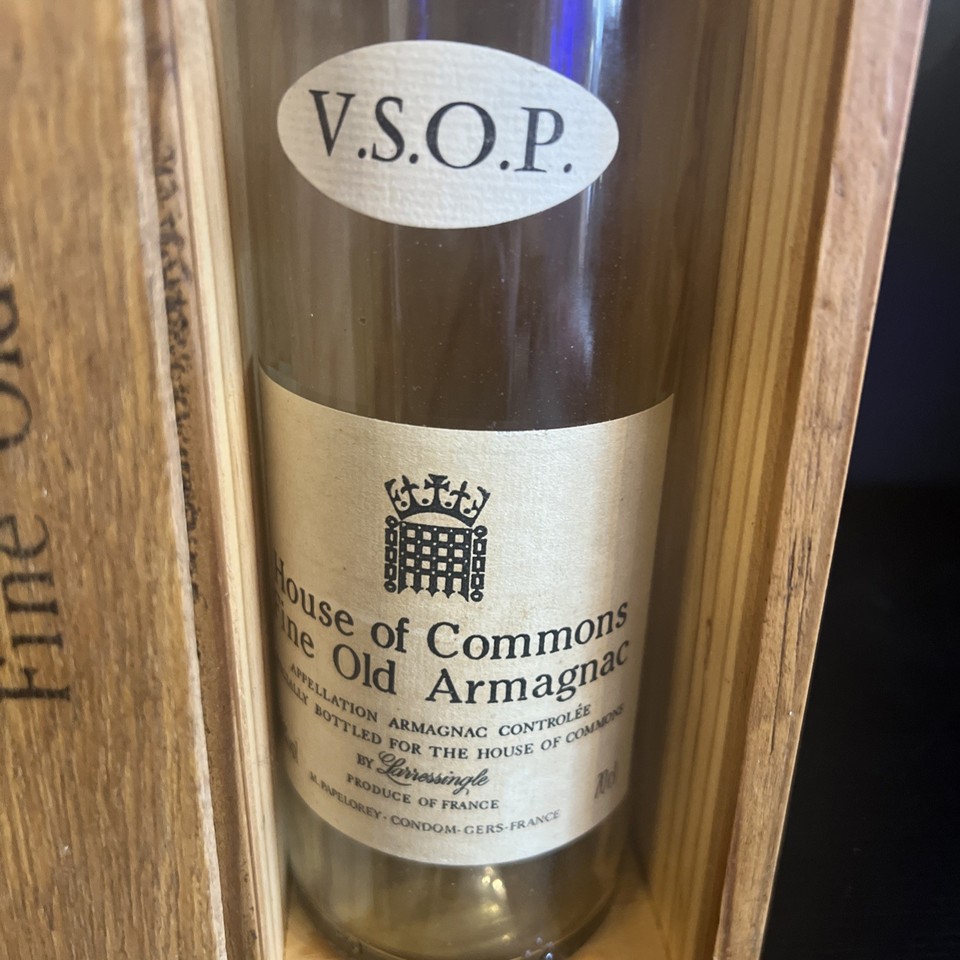 House Of commons VSOP Fine Old Armagnac Case And Bottle (Empty ...