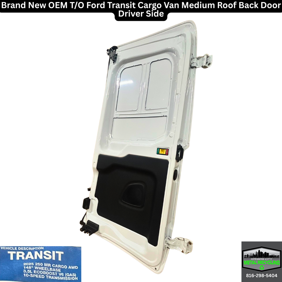 Brand New Take Off Ford Transit Cargo Van Rear Doors Driver & Pass ...