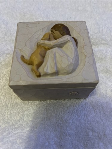 Willow Tree Girl With Puppy Trinket Box | eBay