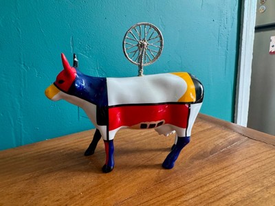 Piet Mondrian Cow Figurine Cow Parade 2001 | eBay