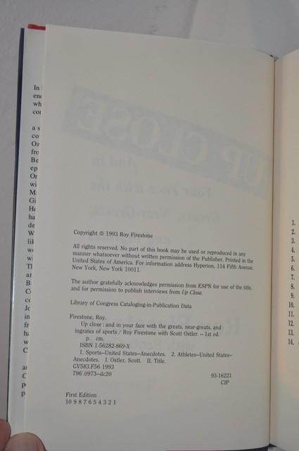 Up Close : And in Your Face with the Greats, Near Greats, and Ingrates ...