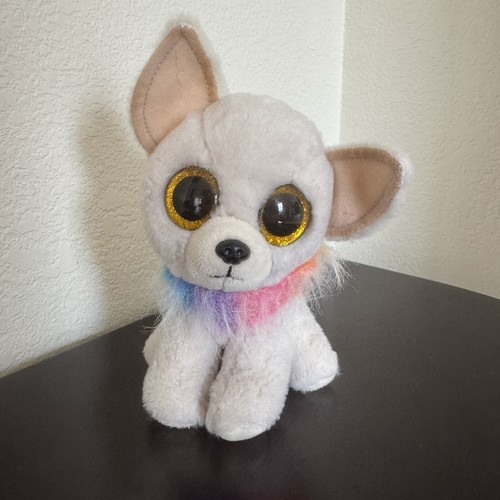 2020 Ty Beanie Boo Chewy Chihuahua Plush Stuffed Animal 6" Rainbow ...