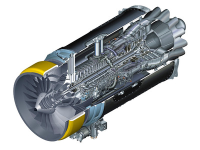 ROLLS ROYCE ALLISON AE3007 C2 ENGINE CUTAWAY POSTER PRINT 27x36 9MIL ...
