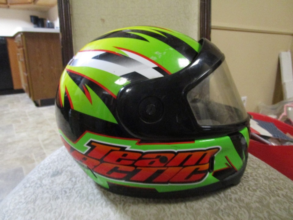 Vintage Arctic Cat Team Arctic snowmobile helmet size XLarge | eBay